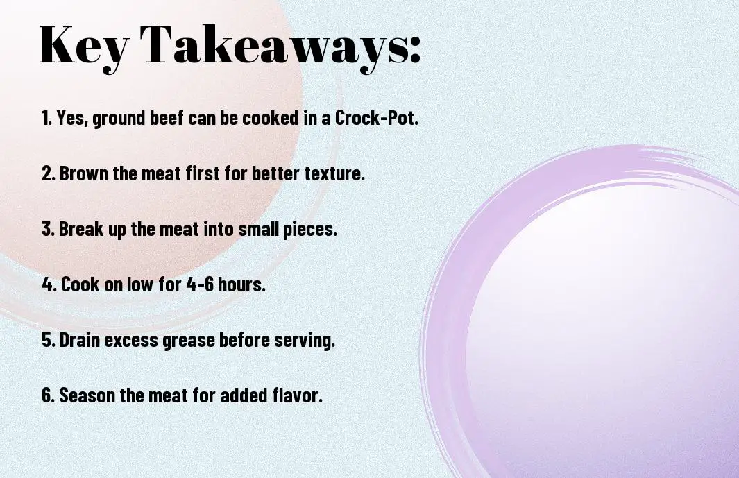 Can You Cook Ground Beef In Crock Pot MeatChefTools Can You Cook Ground Beef In Crock Pot MeatChefTools